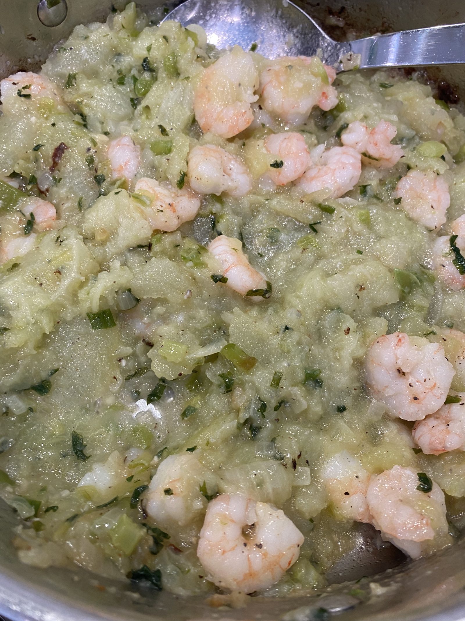Shrimp Stuffed Mirlitons – Bless Your Heartichoke